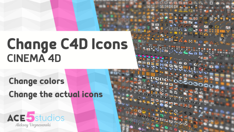 C4D icons and their colors » Cinema 4D
