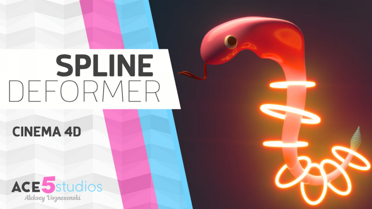 Cinema 4D: Spline Deformer Tutorial Part 1