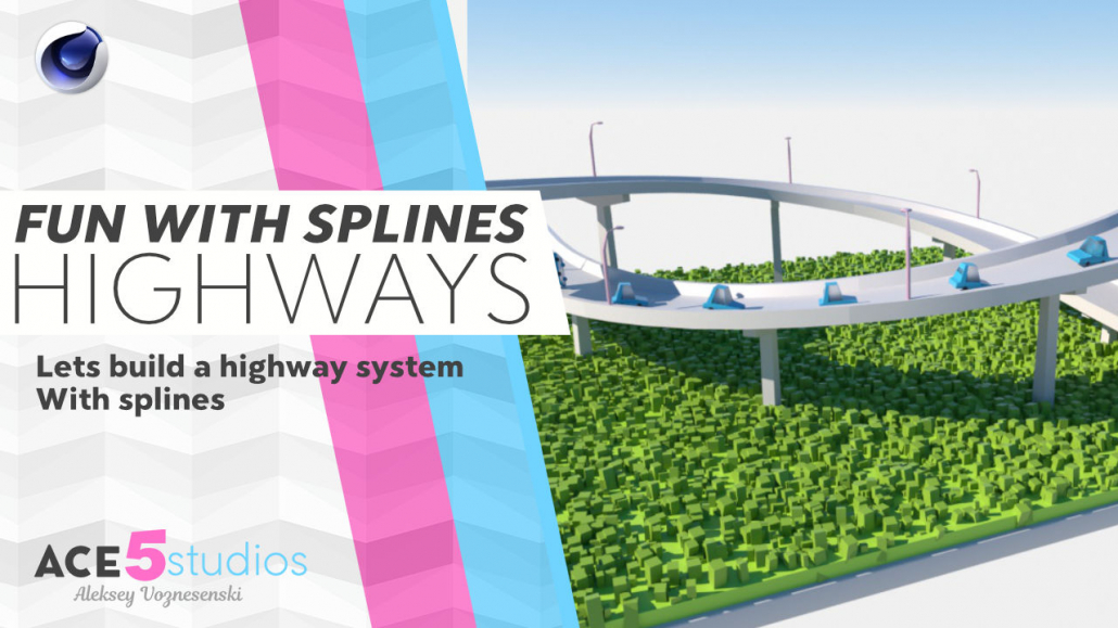 Cinema 4D: highway rigging tutorial