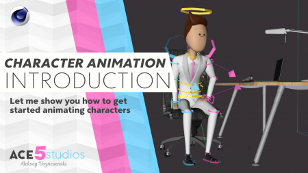 Learn the basics of how to animate character rigs in Cinema 4D